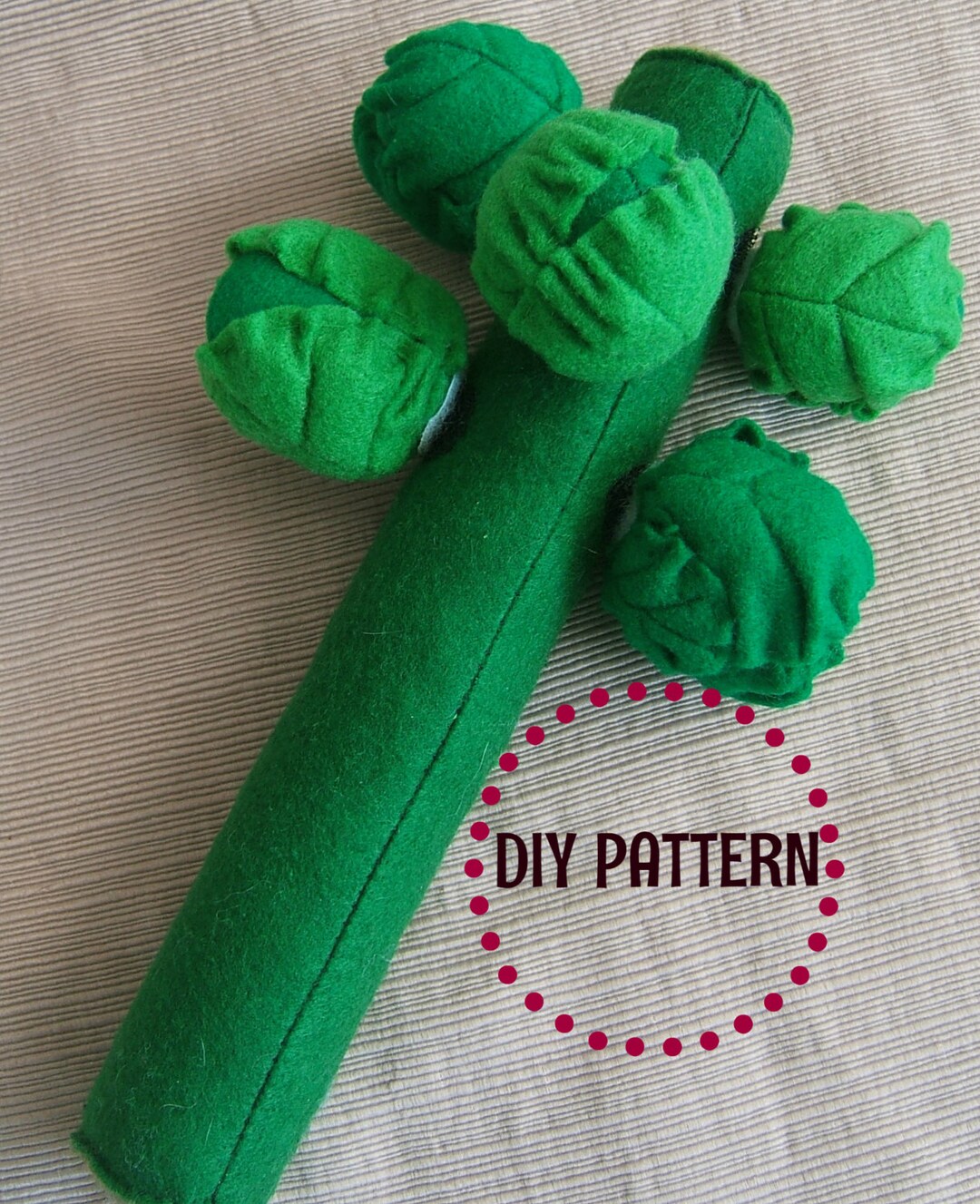 DIY PDF Pattern - Realistic Waldorf Inspired, Felt Brussel Sprouts and ...