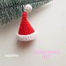 Mini Santa Hat Crochet Pattern, Santa Claus Amigurumi Hat Ornament ...