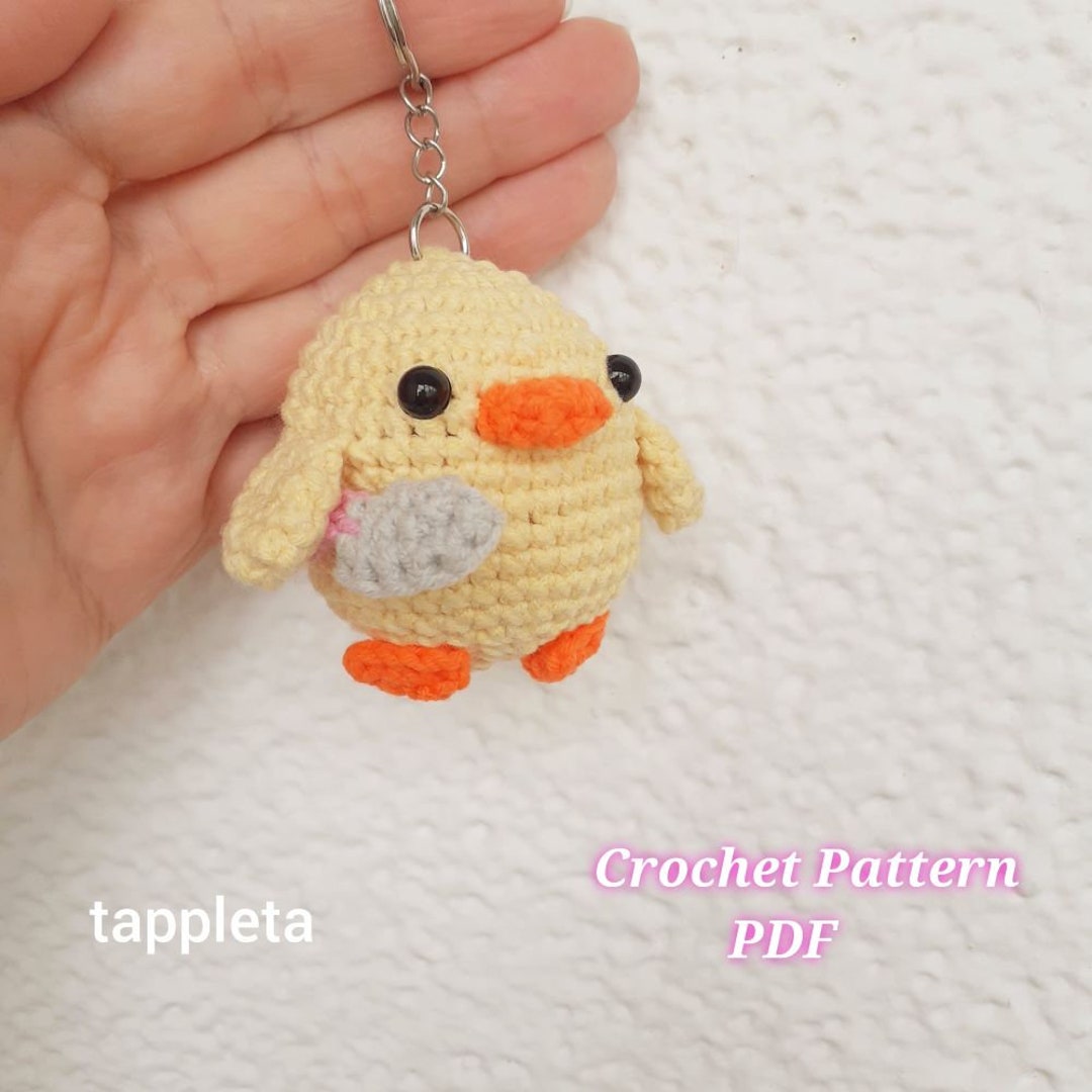 Duck With Knife Crochet Pattern Pdf, Cute Duck Meme Gift Crochet, Duck ...