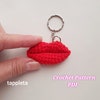 Daisy Charm Crochet Pattern, Crochet Daisy Rear View Mirror Car Charm ...