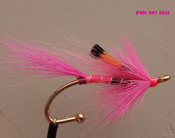 Salmon Fly Brooch - Etsy