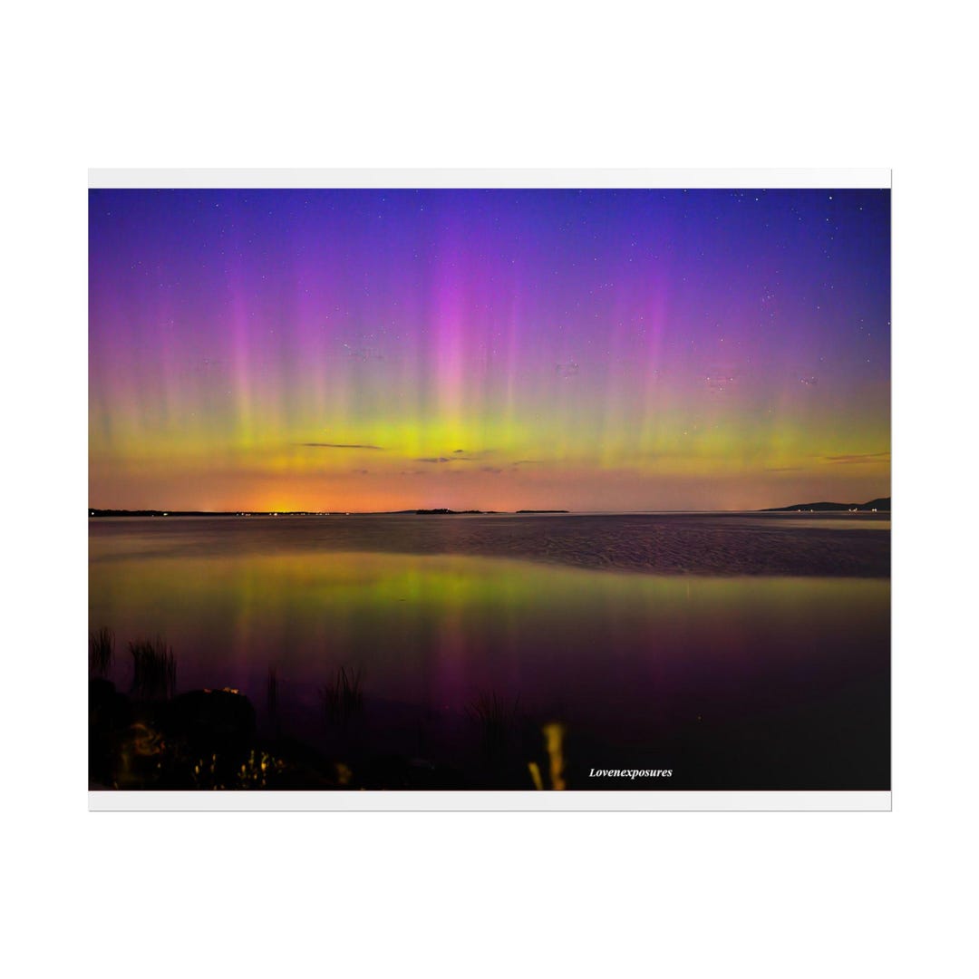 Northern Lights in Milton, Vermont - Photo Print - Etsy