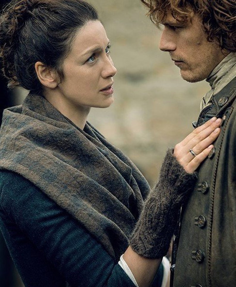 Claire Outlander Fingerless Gloves Arm Wrist Warmer Mittens, Sassenach ...