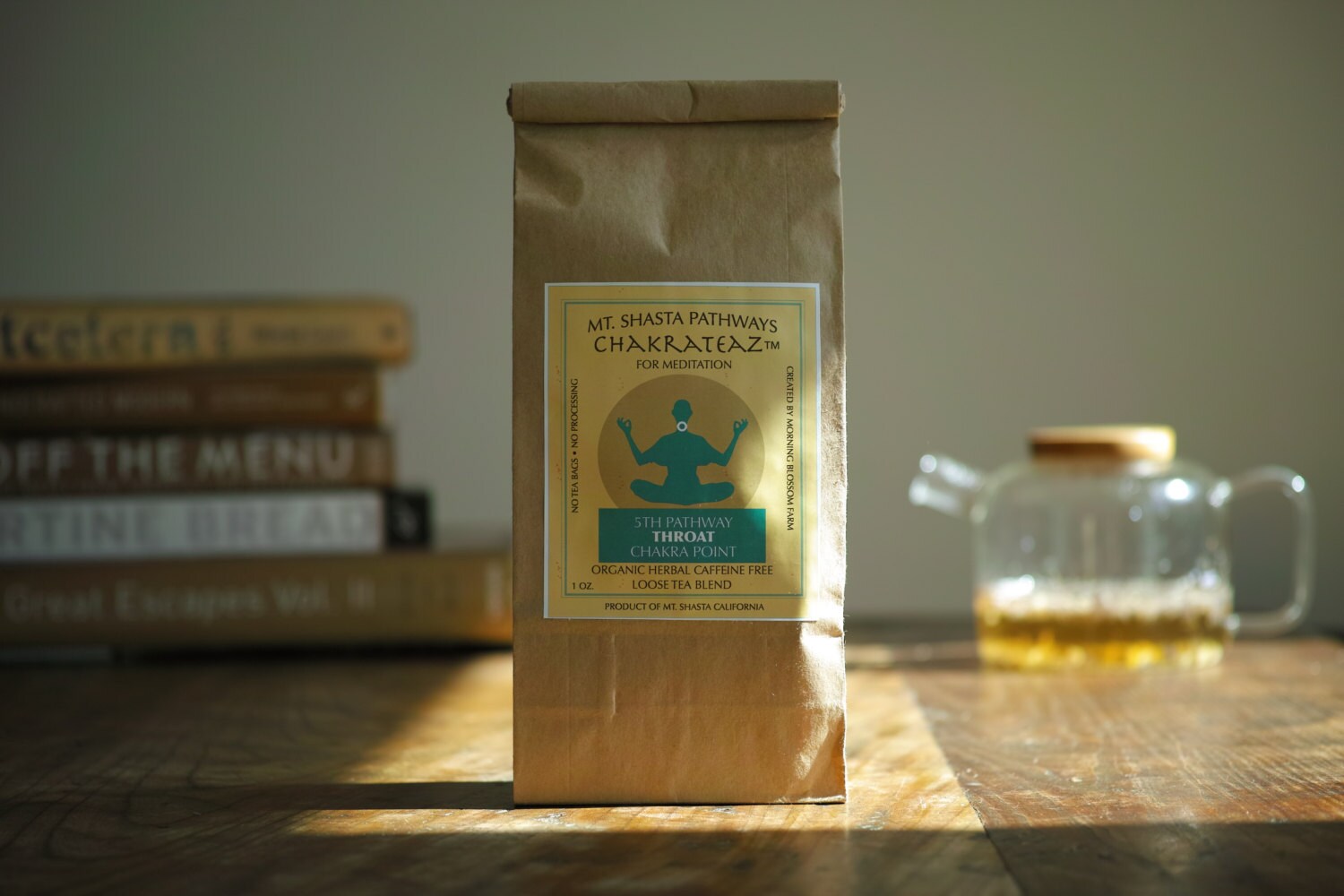 5th Throat Chakra Herbal Tea Blend 1 Oz, Infused With Blue Kyanite and ...