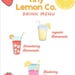 Kids Lemonade Stand Printable Pack, Drink Menu & Order, Form Fun ...