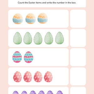 Easter Preschool Activity Pack, Easter Activity Printable, Easter ...