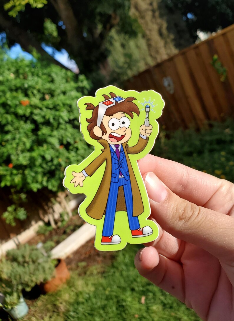 Gravity Falls/doctor Who Mashup Vinyl Sticker Pack - Etsy