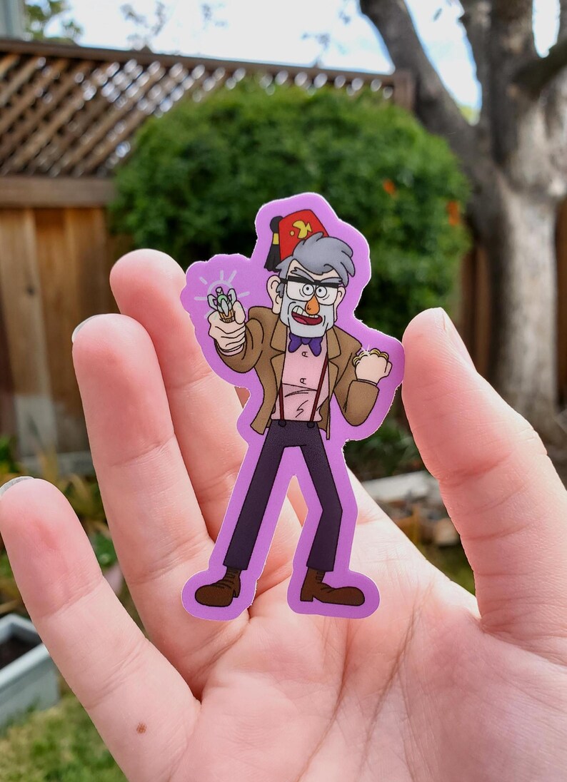 Gravity Falls/doctor Who Mashup Vinyl Sticker Pack - Etsy