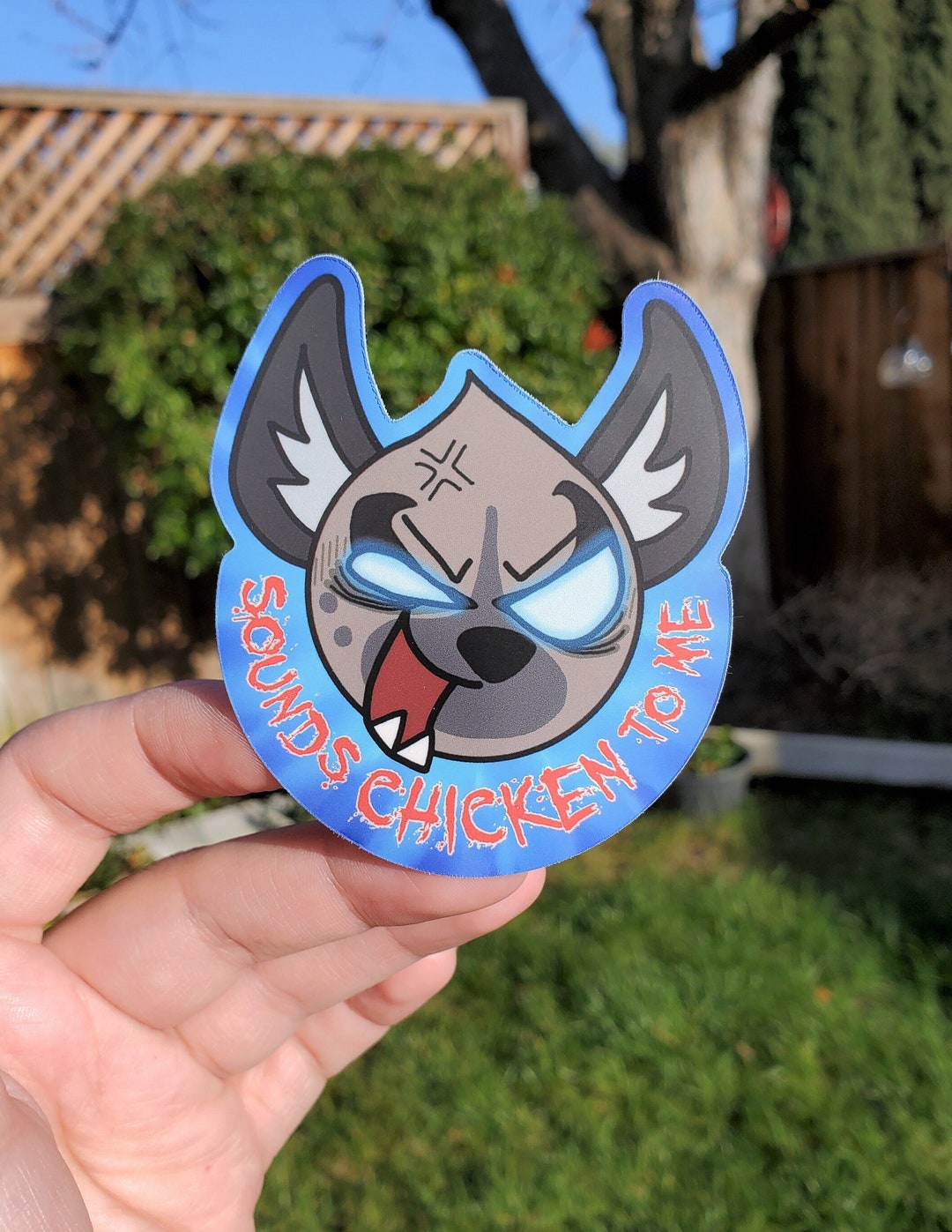 Sounds Chicken to Me Aggretsuko Haida Fanart Vinyl Sticker - Etsy