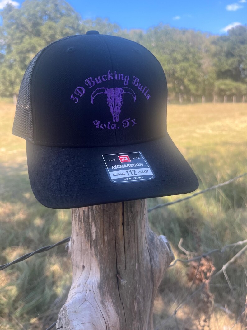 3D Electric Purple Logo Cap - Etsy