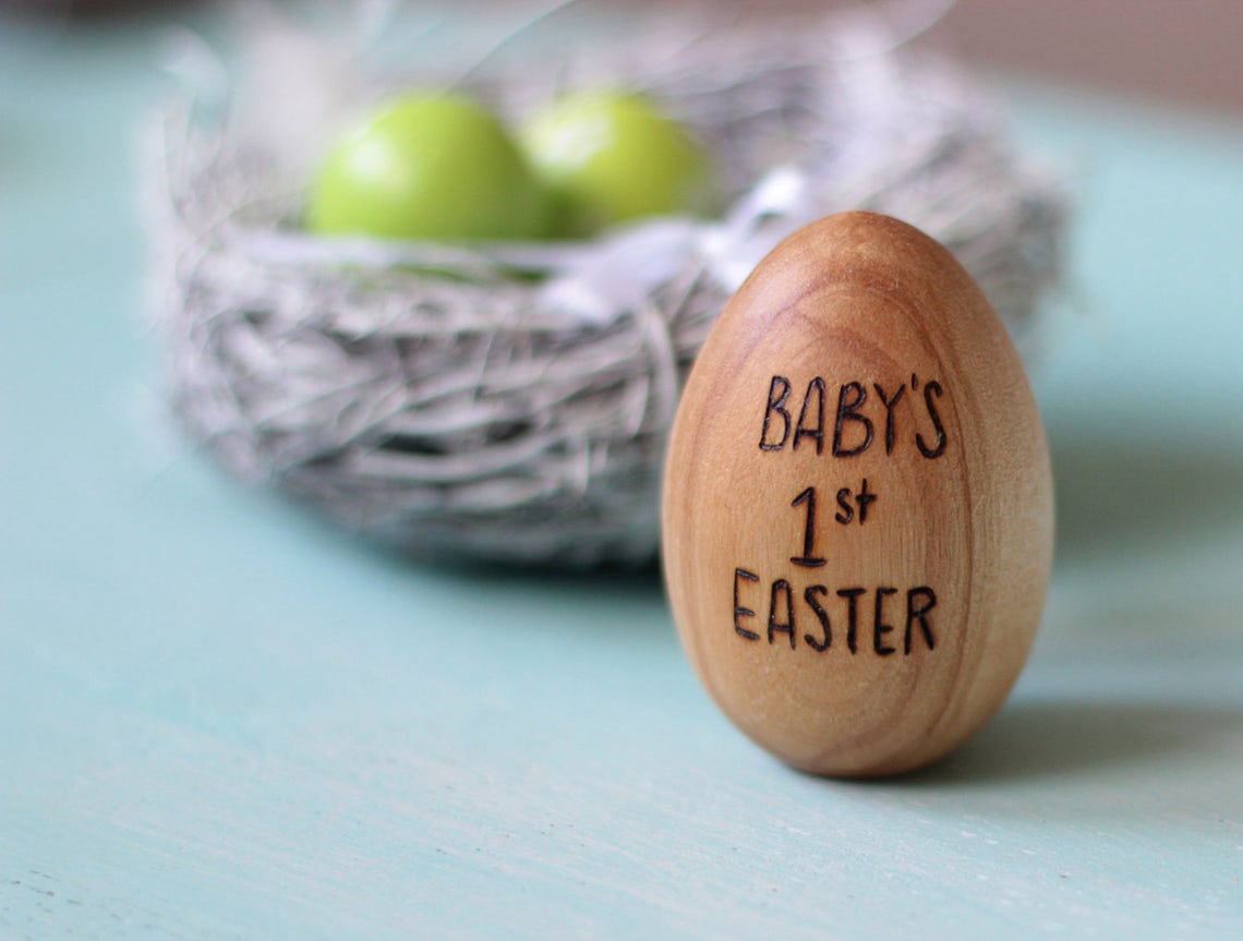 Baby's First Easter Personalized Easter Egg Easter - Etsy