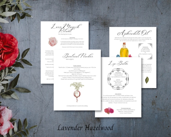 Love Magick Ritual Printable Digital Download Book of - Etsy