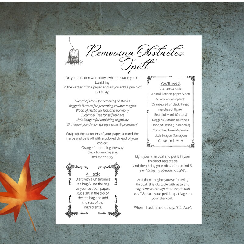 Book of Shadows Blessing - Etsy