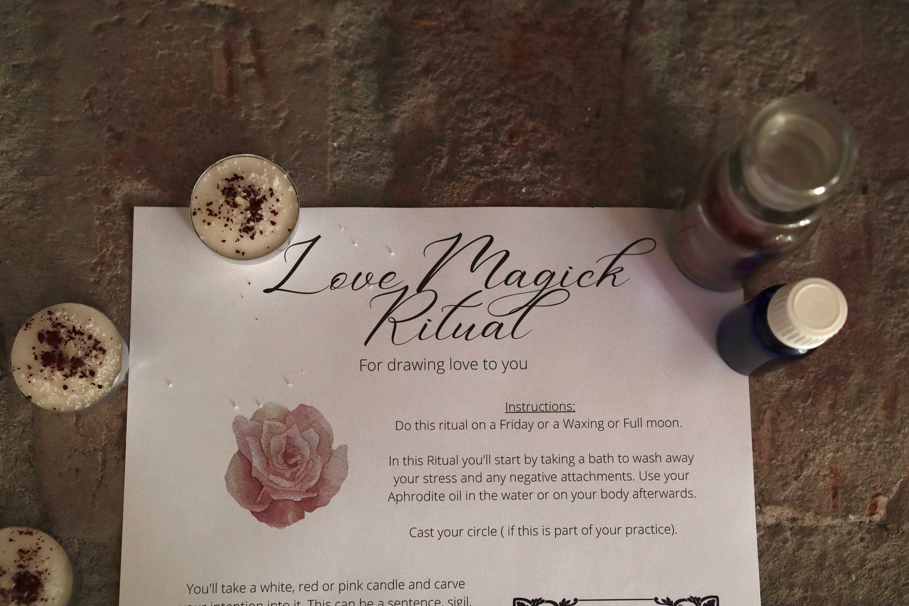 Love Magick Ritual Printable Digital Download Book of - Etsy