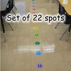 Teacher's Helper - Set of 27 Floor Decals. Spots: "line Leader", "door ...