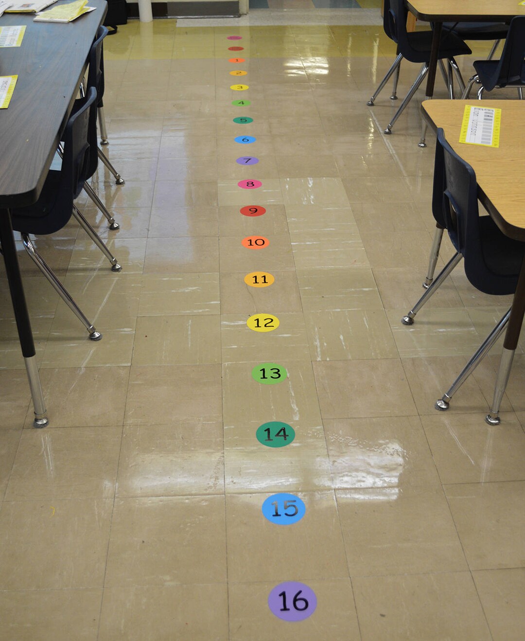 Teacher's Helper Numbers 1-30 Floor Decals - Etsy