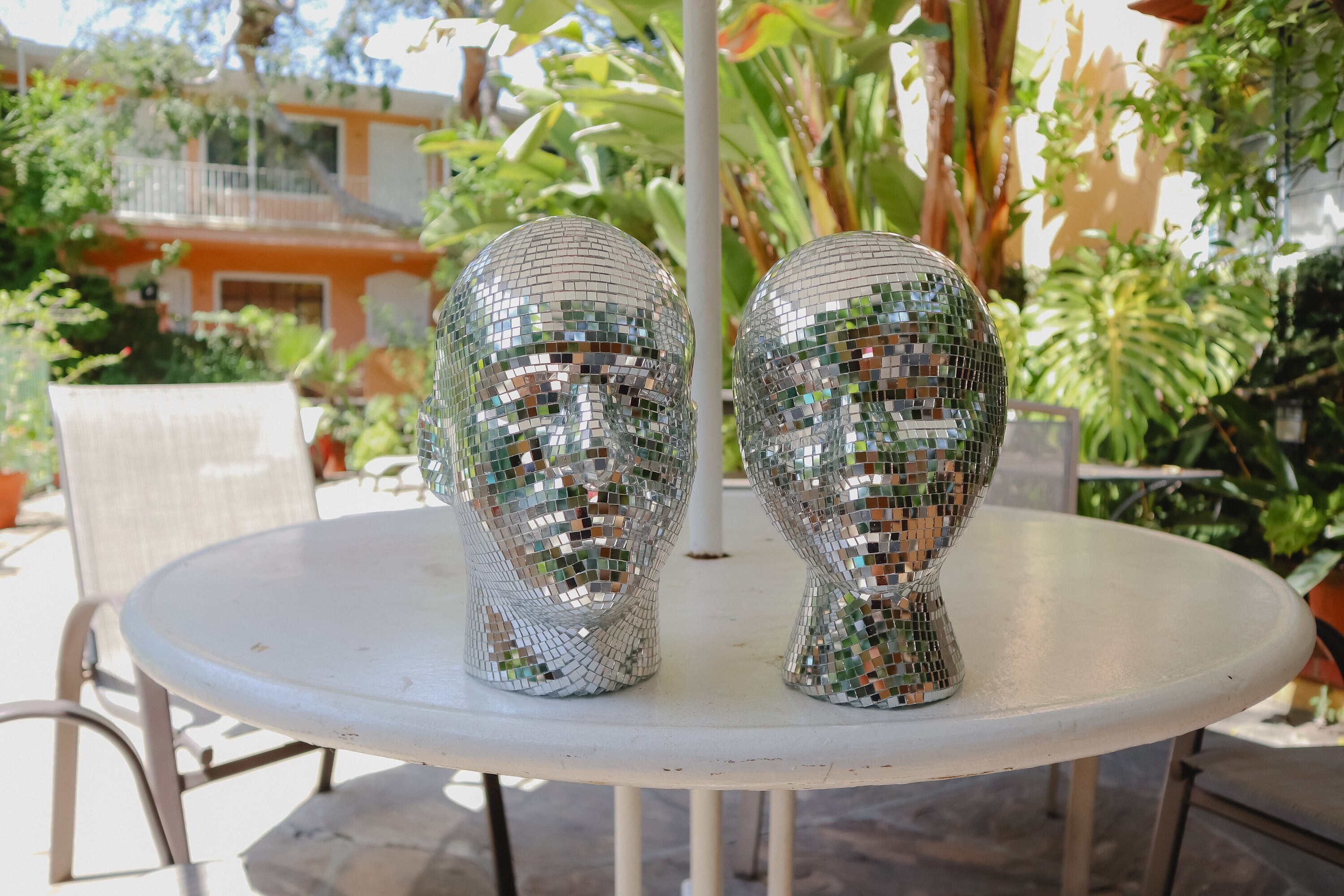 Mr. Disco Head Mirrored Mosaic Male Mannequin Head Disco Ball - Etsy