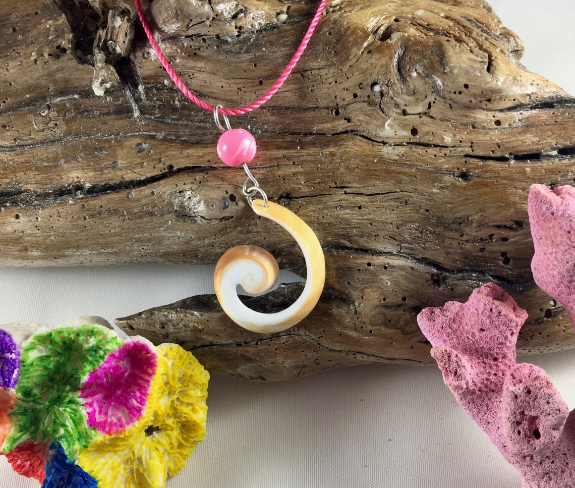 Attractive Cut Conch Shell Necklace - Etsy