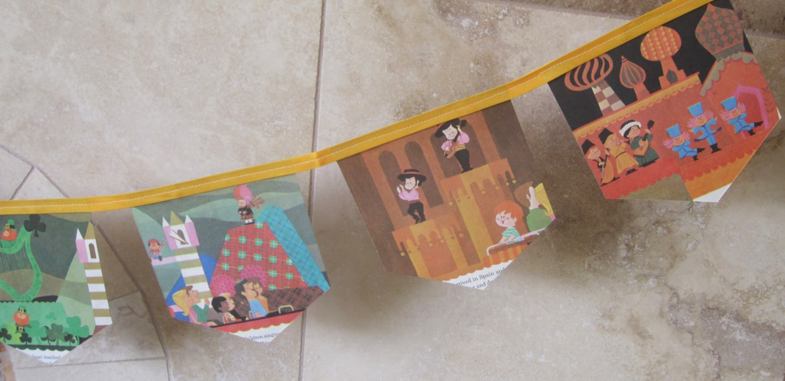 Its a Small World Birthday Party Banner Retro Disney - Etsy