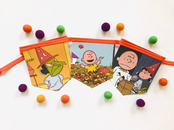 It's the Great Pumpkin Charlie Brown Party Banner | Etsy
