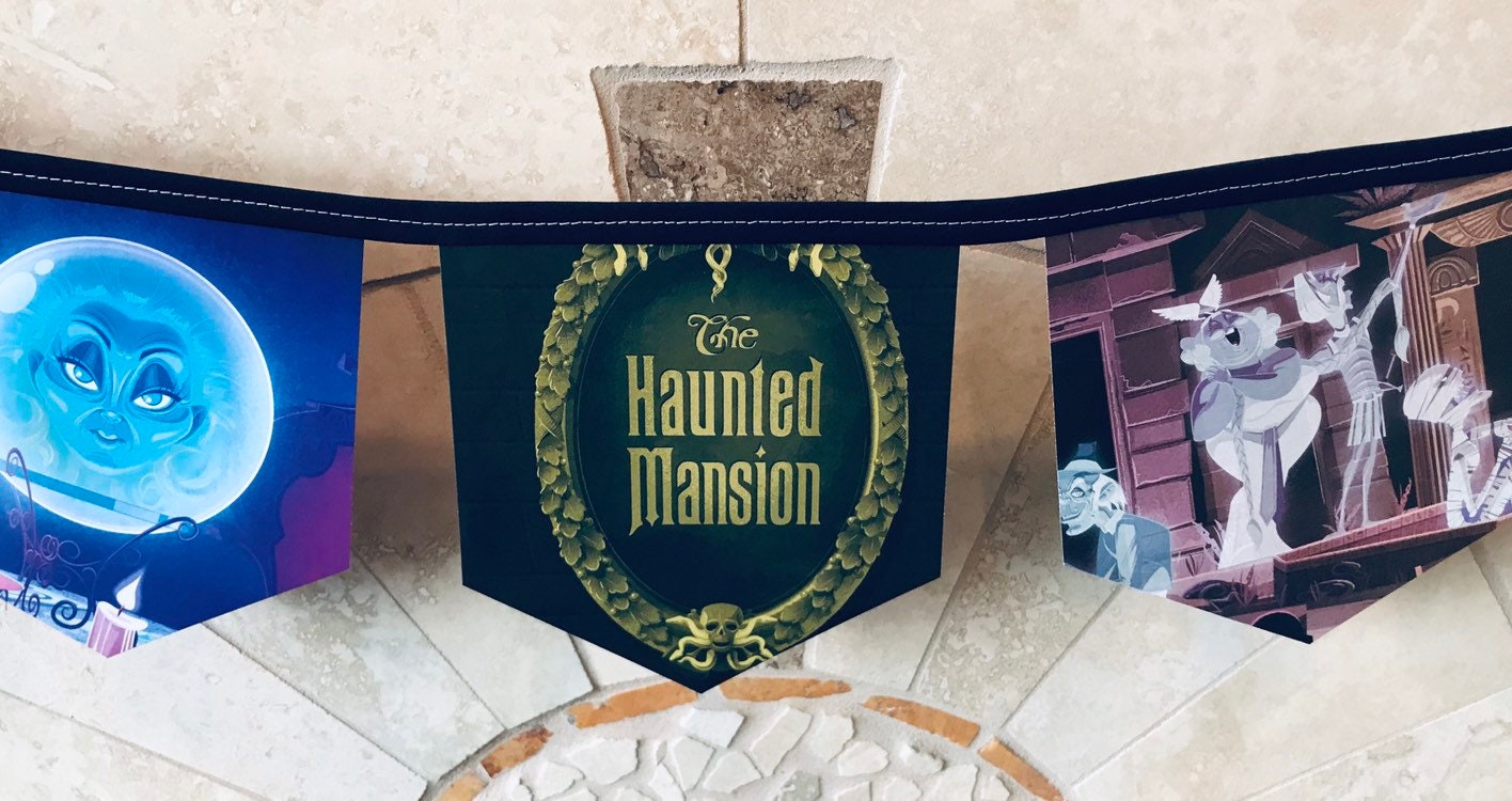 Disney's the Haunted Mansion Banner Halloween Party - Etsy