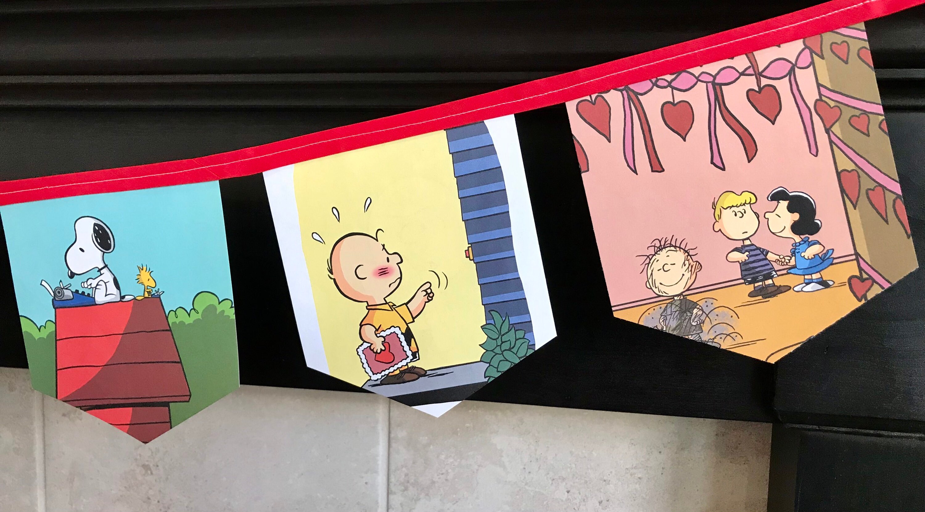 Happy Valentines Day Charlie Brown Party Banner Charlie - Etsy