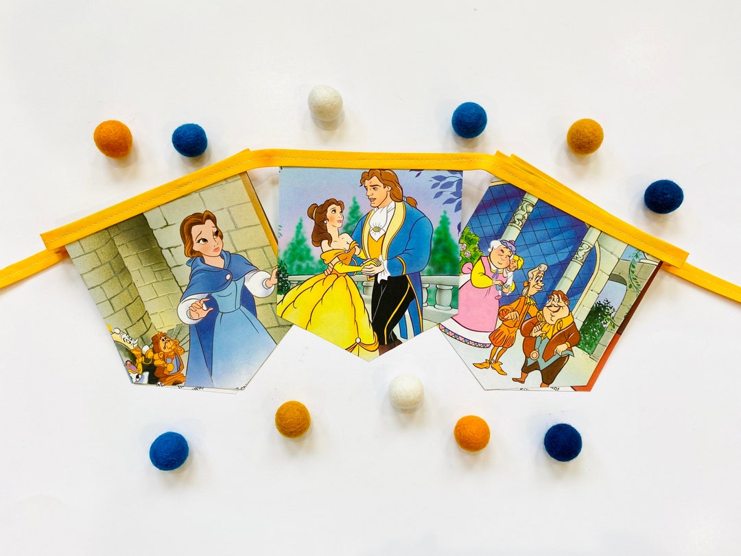 Beauty and the Beast Birthday Party Beauty and the Beast Party Banner ...