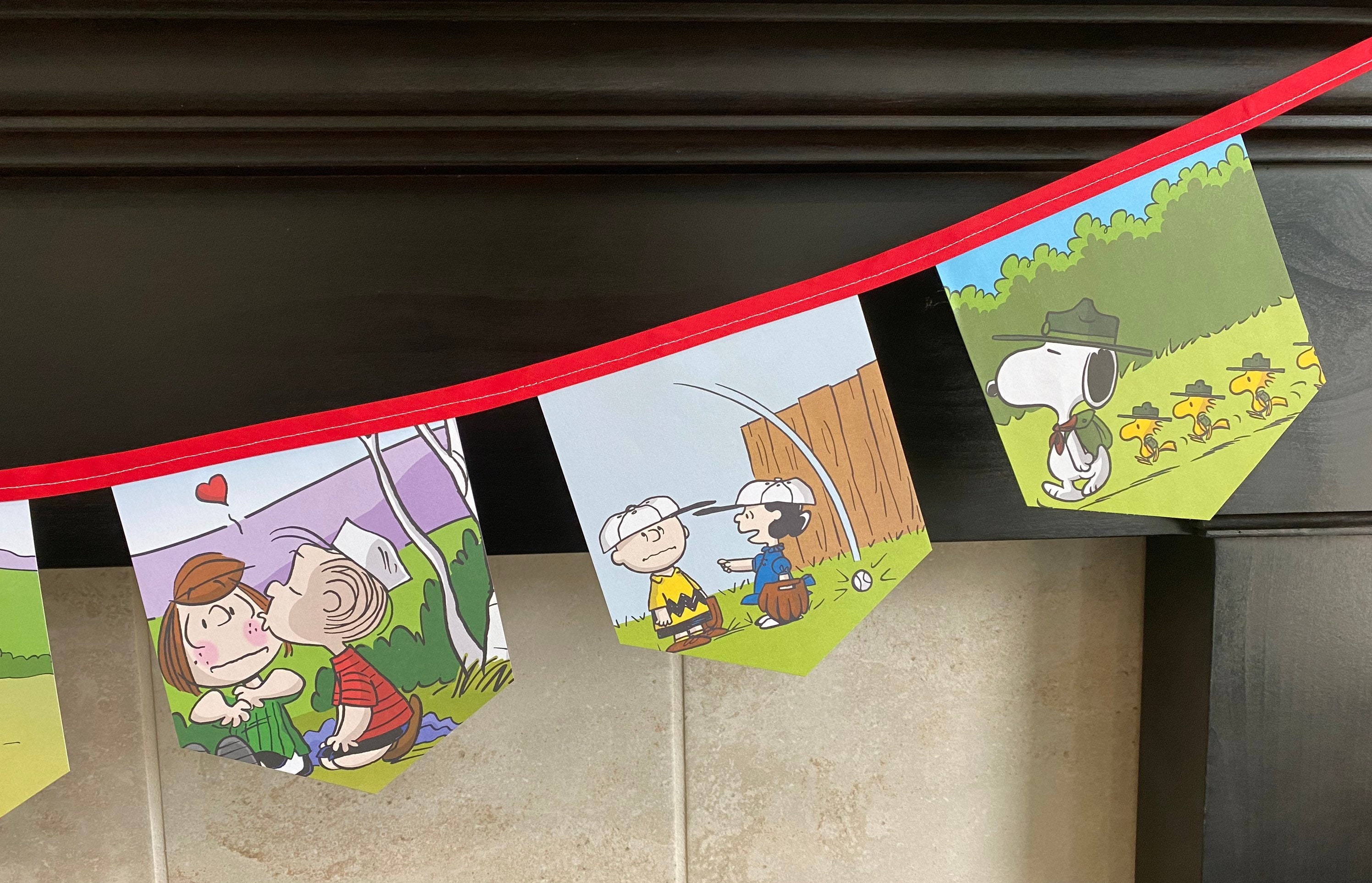 Charlie Brown Party Banner Charlie Brown Birthday Party - Etsy