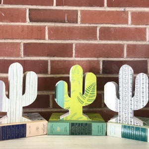 YOU PICK Cactus Decor Cactus Vintage Book Custom Cut Summer Decor ...