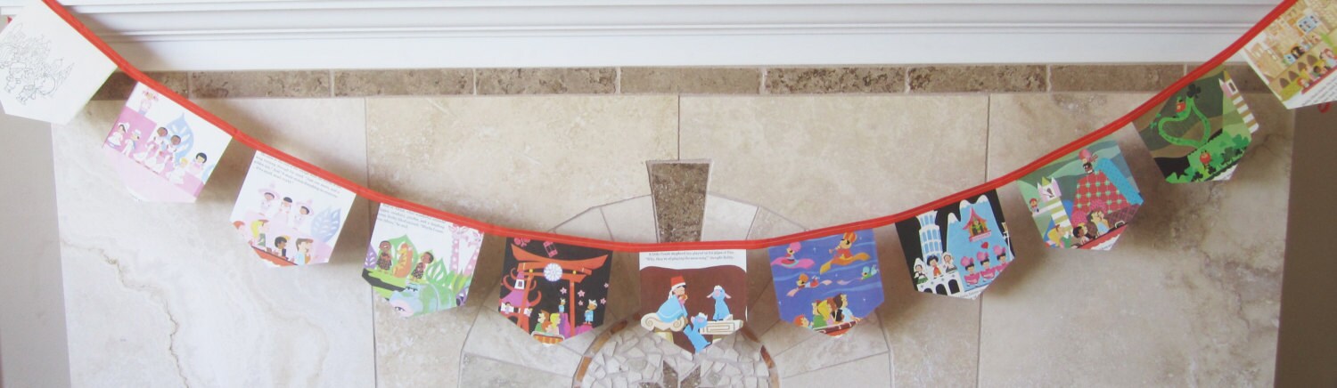 Its a Small World Birthday Party Banner Retro Disney - Etsy