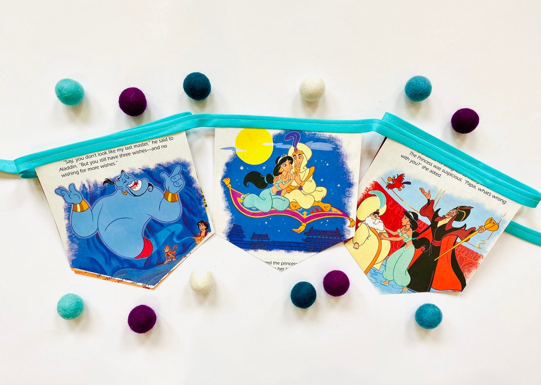 Aladdin Birthday Party Aladdin Party Banner Jasmine - Etsy
