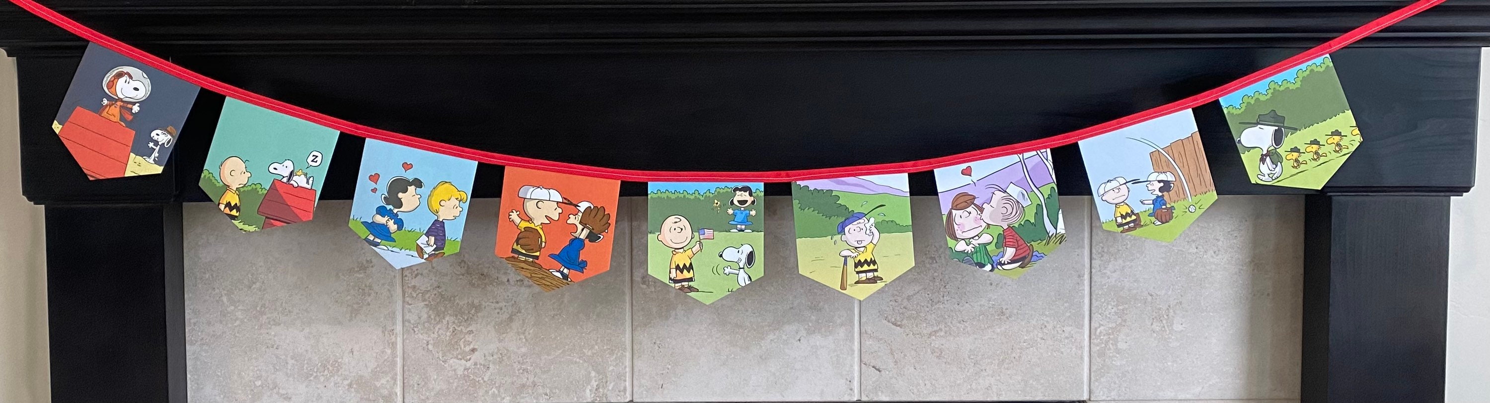 Charlie Brown Party Banner Charlie Brown Birthday Party - Etsy