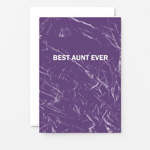 Best Aunt Birthday Card, Auntie Card, Thank You Card for Aunt, Birthday ...