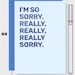 I'm Sorry Card Apology Card Sorry for What You're Going Through Sorry ...