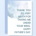 Father's Day Card for Father Figure Card for Mentor - Etsy