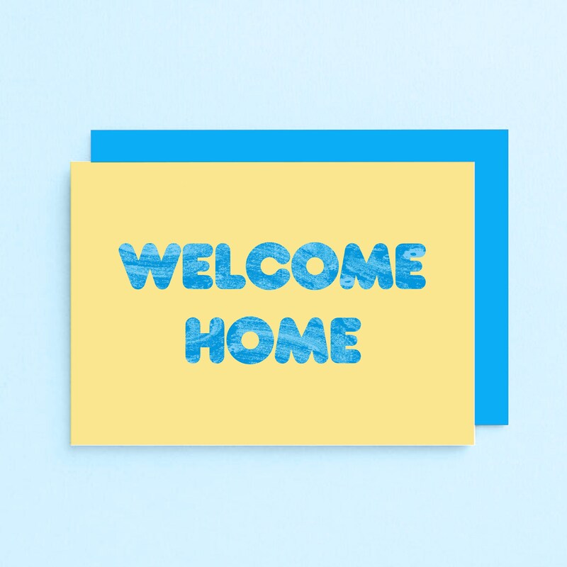 Welcome Home Card - Etsy