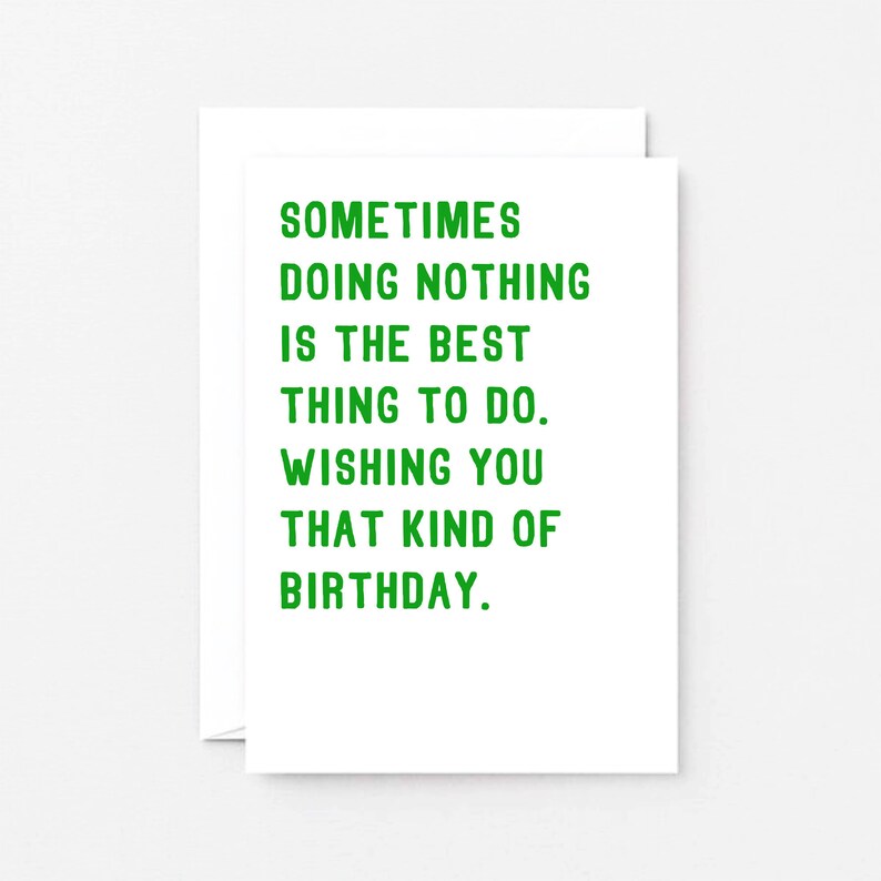 Introvert Birthday Card | Happy Birthday Card for Friend | Card for Mum ...