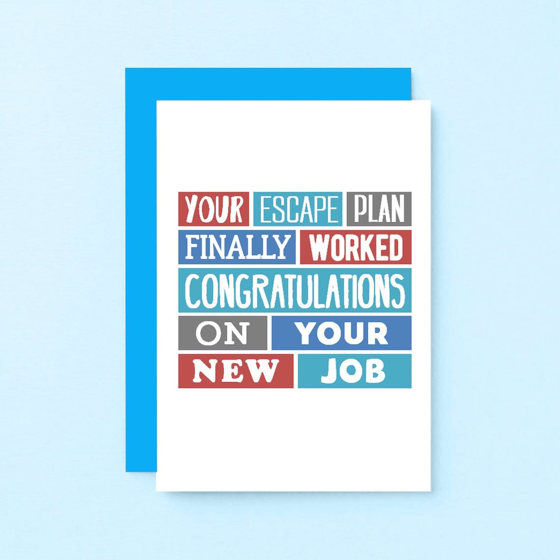 Funny Leaving Card Funny New Job Card Coworker Leaving | Etsy