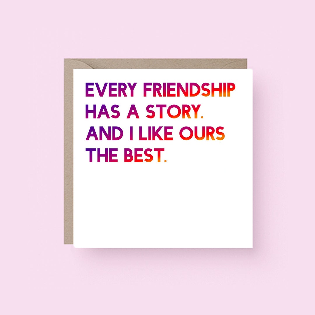 Friendship Card | Thinking of You Card for Friend | Just Because Card ...