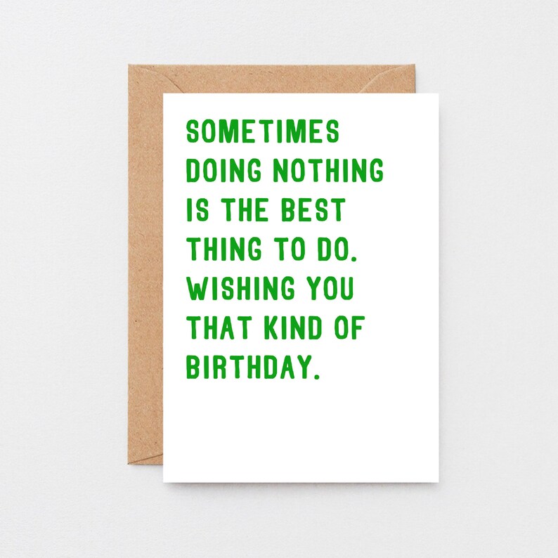 Introvert Birthday Card | Happy Birthday Card for Friend | Card for Mum ...