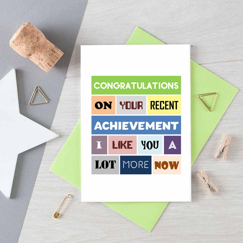 Funny Congratulations Card Graduation Card Exam - Etsy