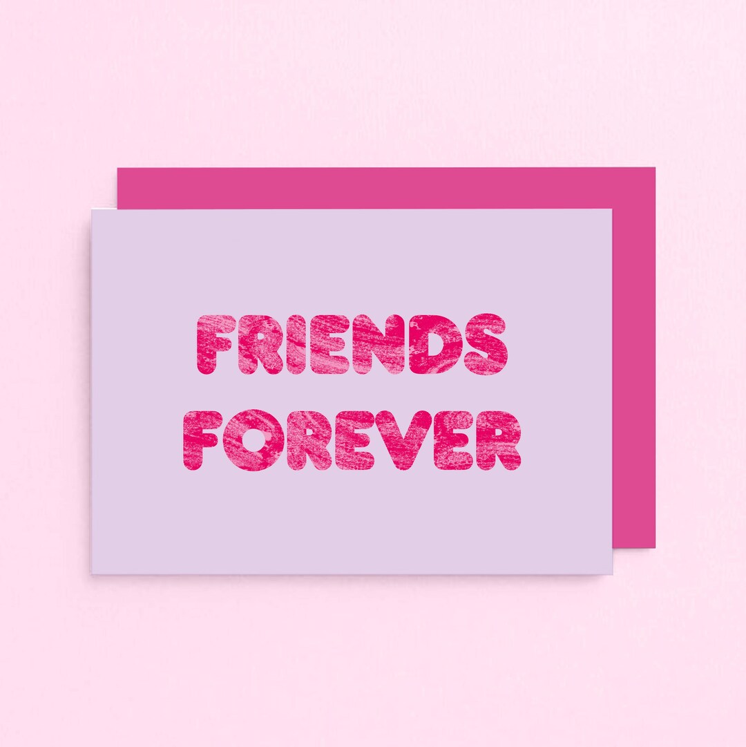 Friendship Card, Friends Forever Card, Grateful for You, Sweet Card for ...