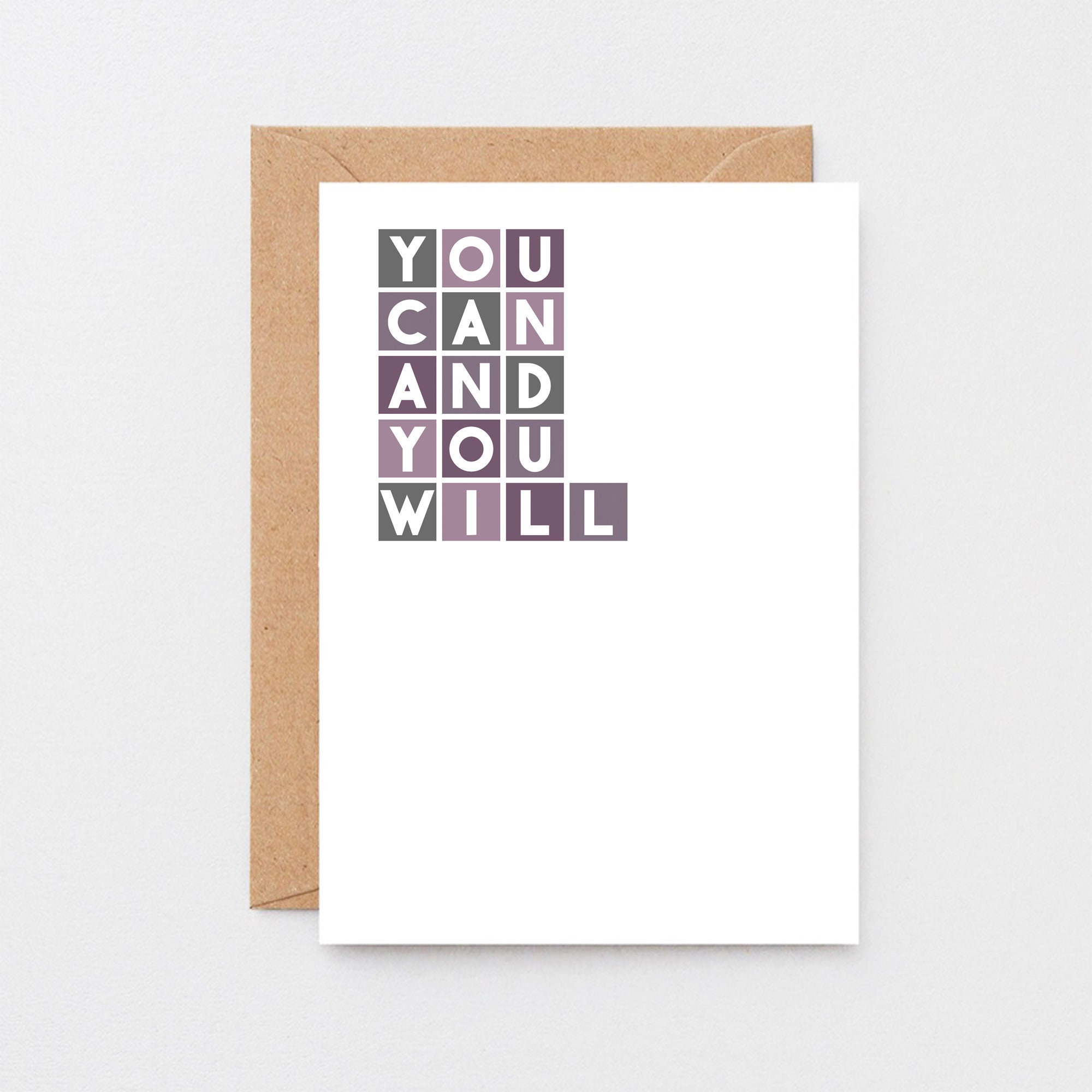 You Can Good Luck Card | Encouragement Card | Supportive Friendship ...