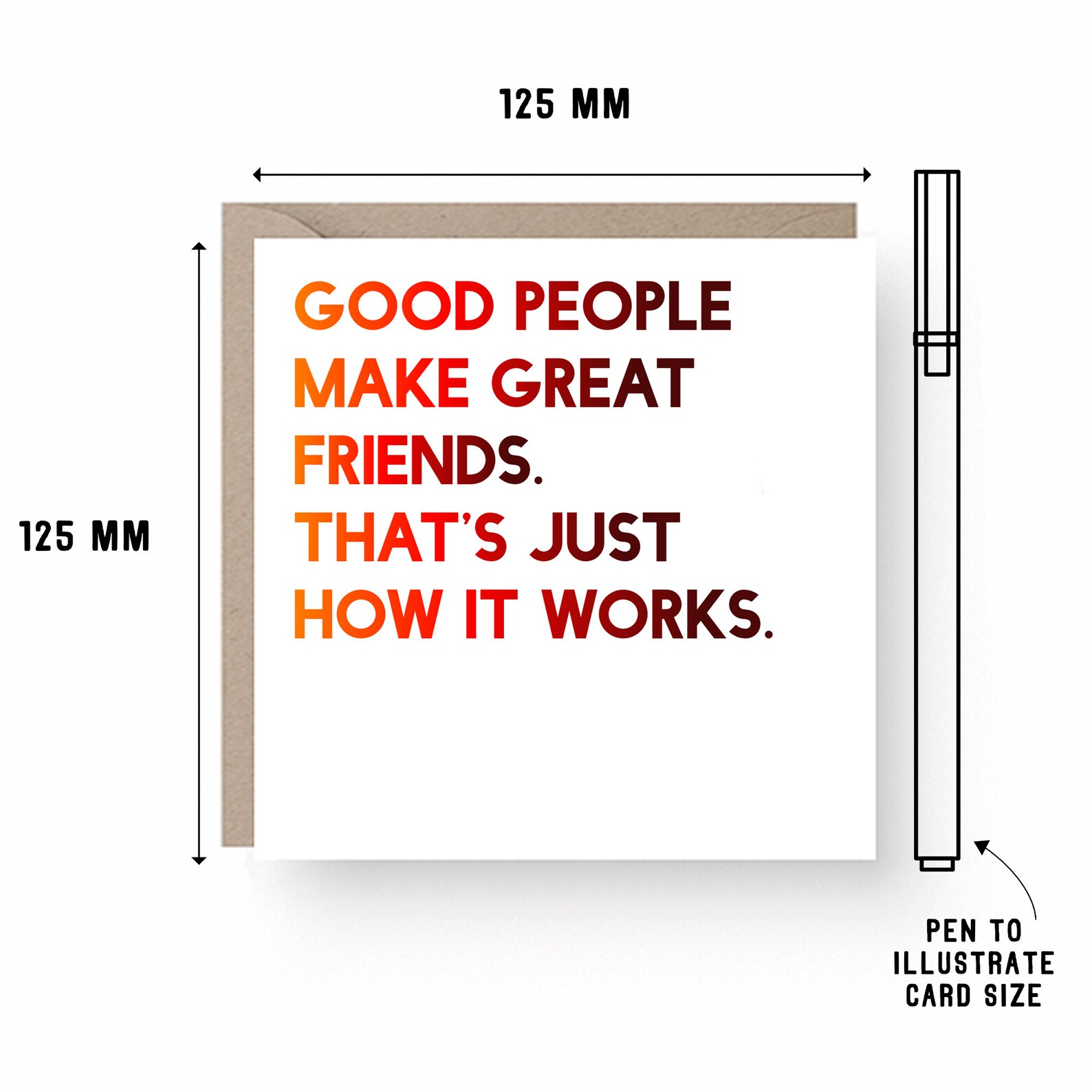 Friendship Card | Birthday Card for Friend | Thinking of You Card ...
