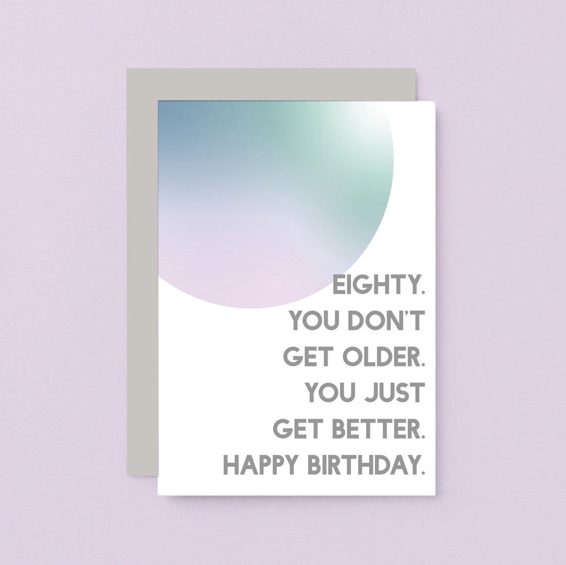 80th Birthday Card Eightieth Birthday Card Eighty Birthday - Etsy
