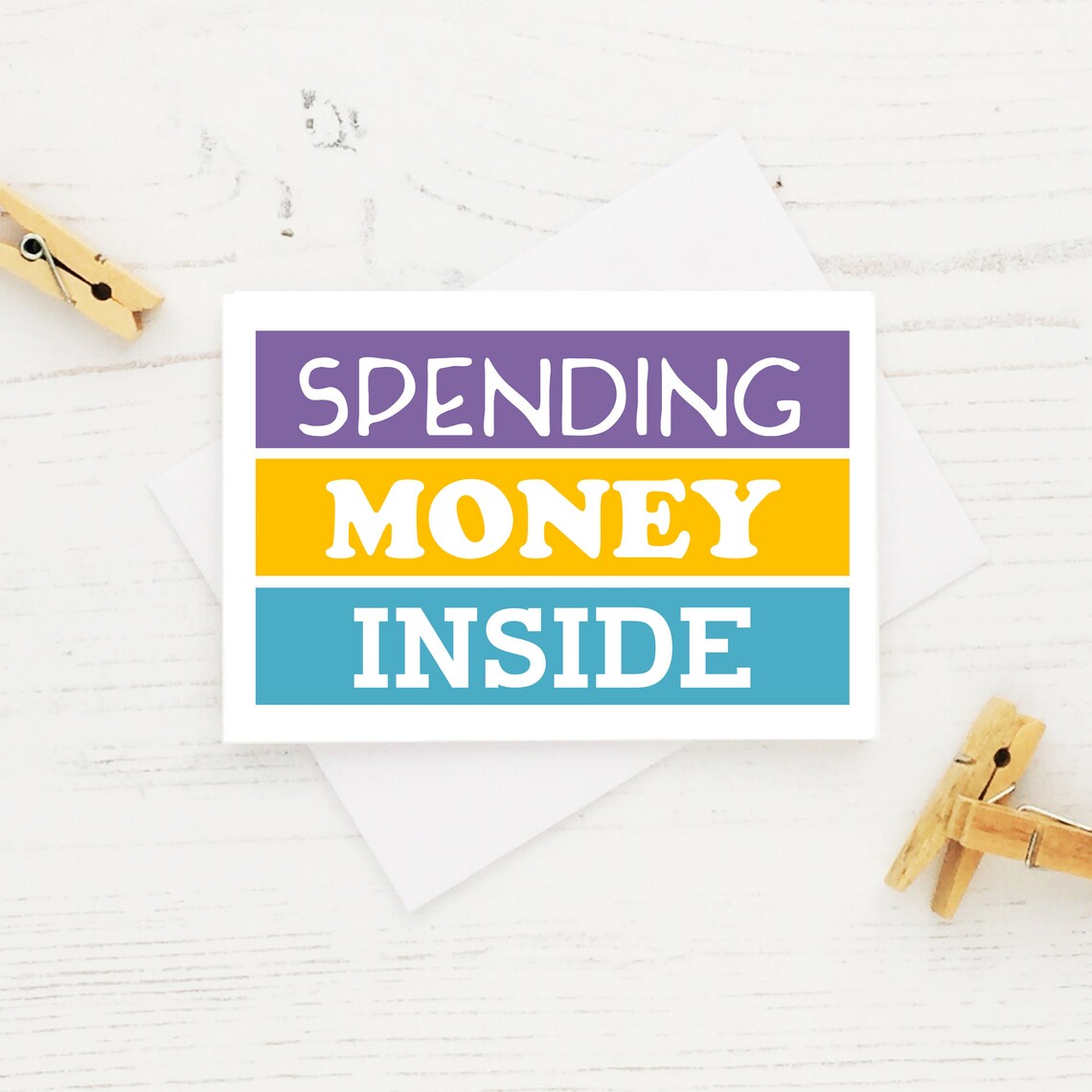 Birthday Gift Voucher Card Funny Giftcard Envelope | Etsy