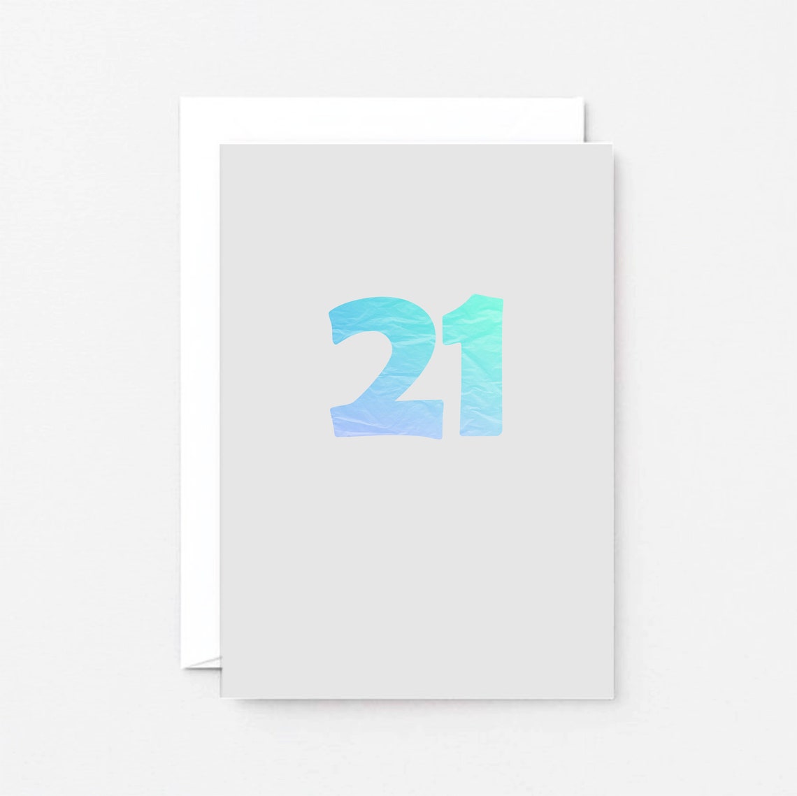 Happy 21st Birthday Card 21 Years Old Twenty First - Etsy
