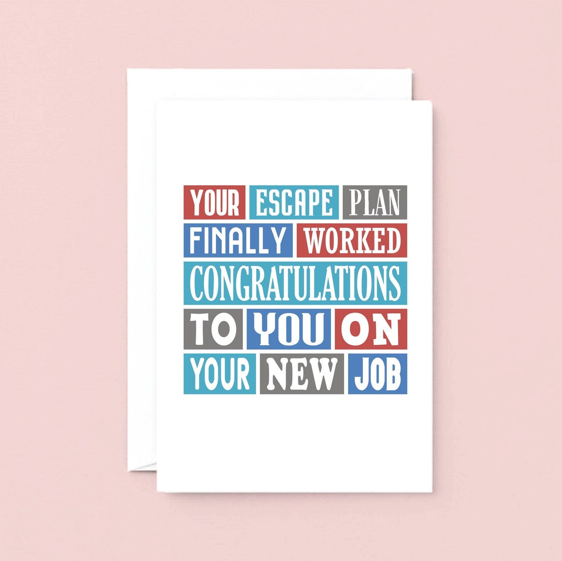 Large Funny Leaving Card | Funny New Job Card | Coworker Leaving Card ...
