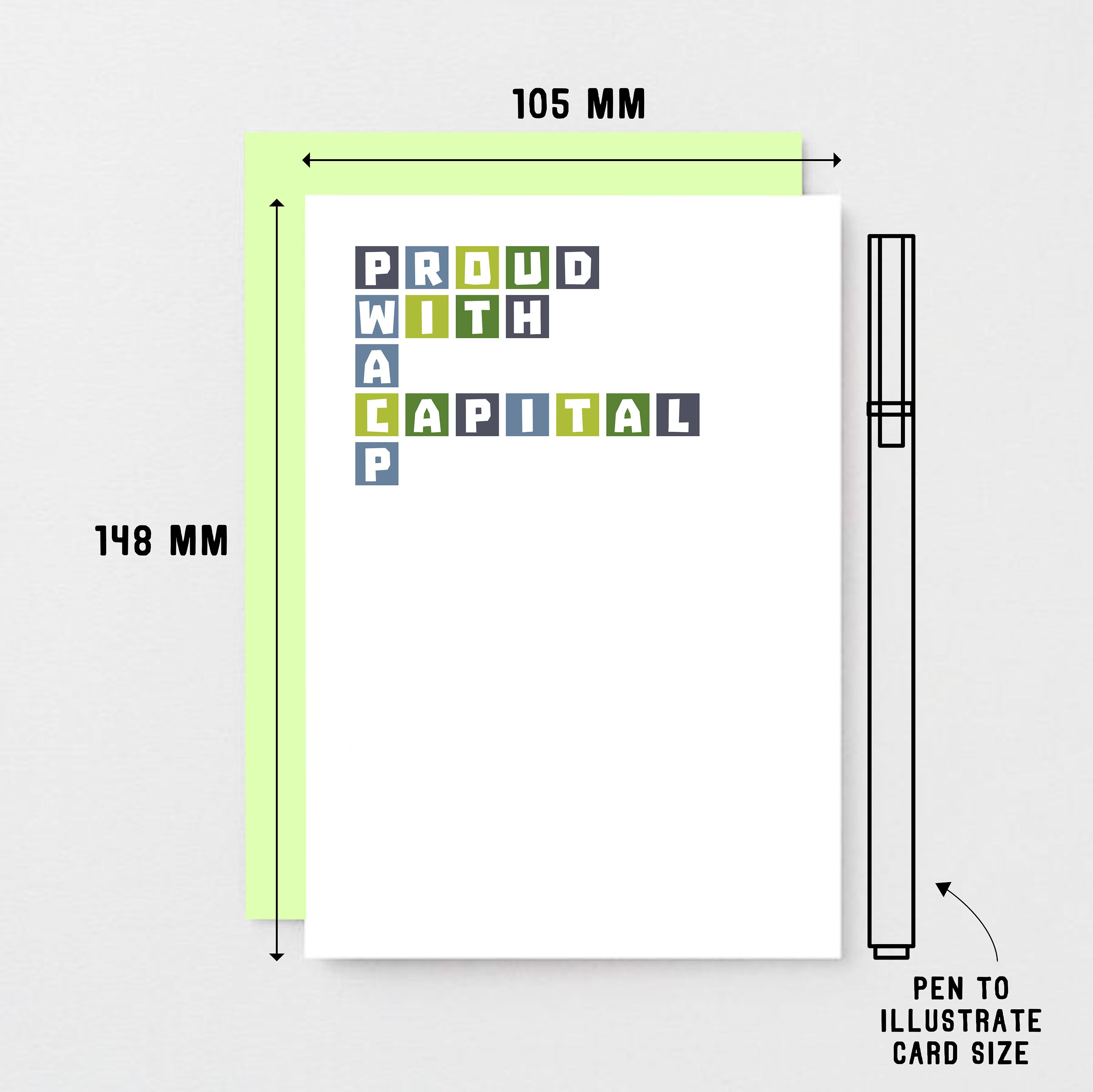 Congratulations Card | Proud Parents Card | Proud Friend Card | Proud ...