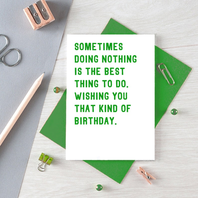 Introvert Birthday Card | Happy Birthday Card for Friend | Card for Mum ...